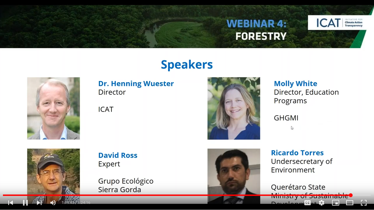 Webinar: Forestry Assessment Guide - ICAT