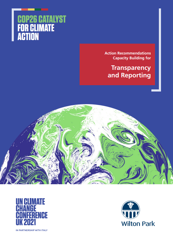 COP26 Catalyst for Climate Action: Action recommendations for capacity ...