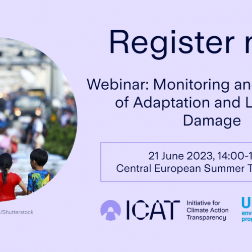 Webinar: Monitoring and Evaluation of Adaptation and Loss and Damage - ICAT